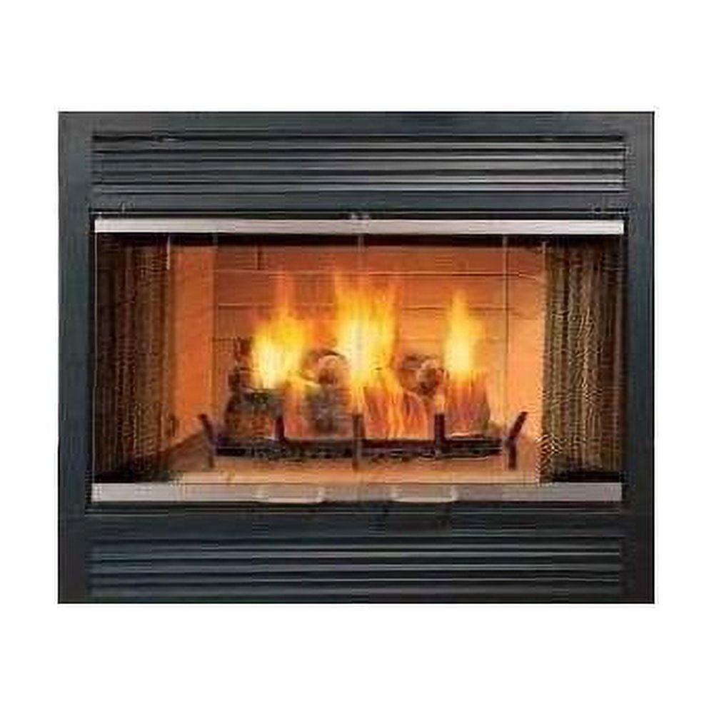 Majestic Sovereign Series 42’’ x 30’’ 30000 BTU Wood Burning Indoor ...