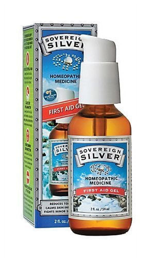 Sovereign Silver First Aid Gel - Homeopathic Medicine, 2oz (59mL) - Be ...