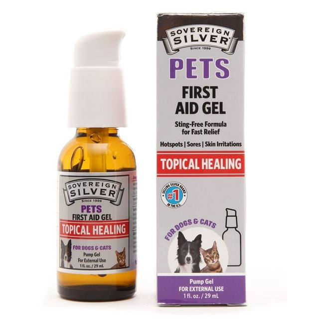Sovereign Silver - Silver First Aid Gel Topical Healing for Pets - 1 fl ...