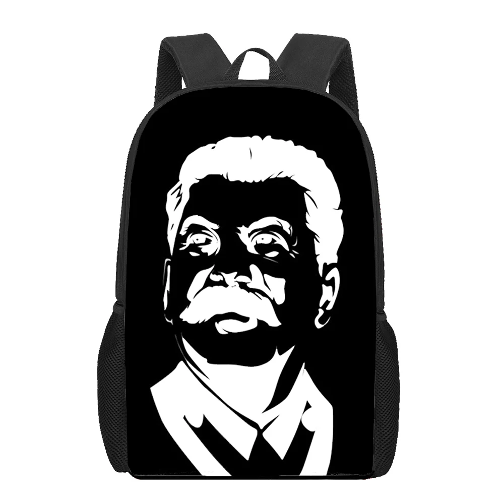 Soviet CCCP Stalin Print s Bags Book Bags Daily Backpack Teenager Women ...