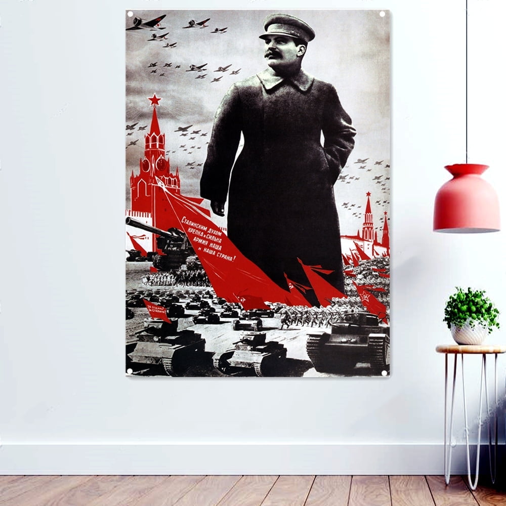 Soviet Leader Art Posters and Prints Wall Chart Tapestry Wall Art ...