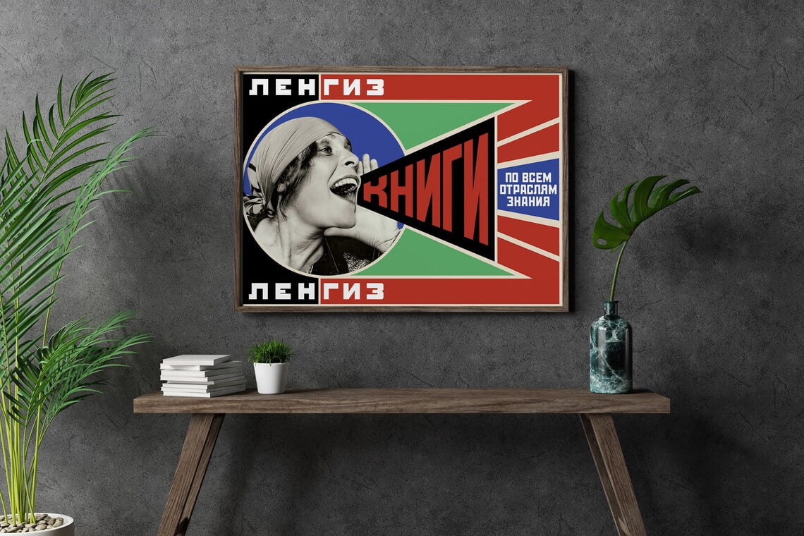 Soviet Propaganda Poster Russian Graphic Design And Constructivism By ...