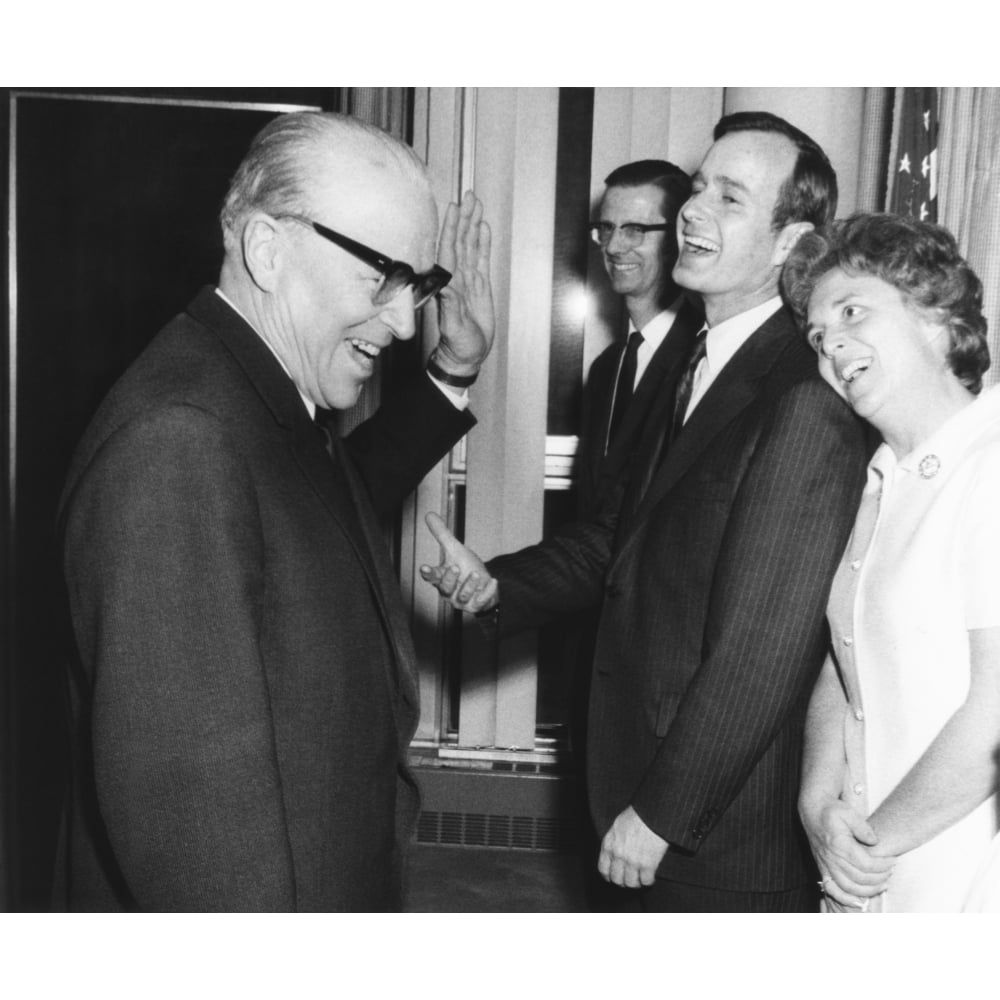 Soviet Un Ambassador Jacob Malik Welcomes George Bush As U.S ...