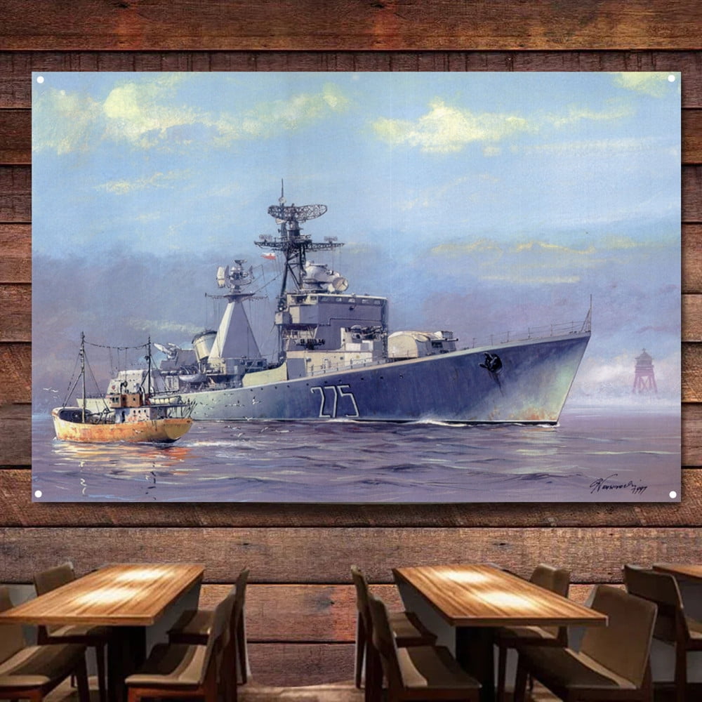 Soviet submarine Battleship Wall Art Banners Hanging Flags Wall Chart ...