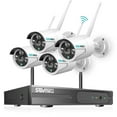 Sovmiku 4Pcs 3MP Wi-Fi Security Camera System, HD Video, Phone Connect ...