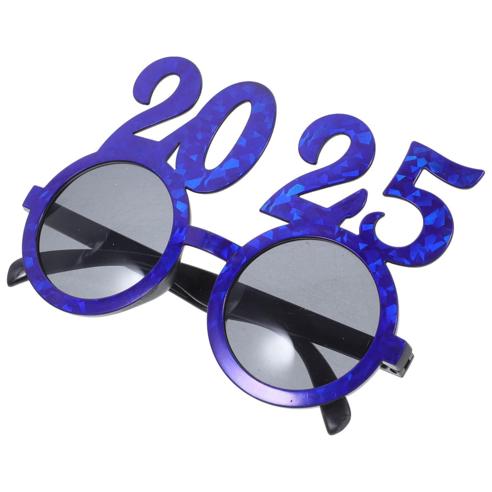 Sovob 1 Pair of 2025 Plastic Glasses, Happy New Years Eve Glasses Fancy ...