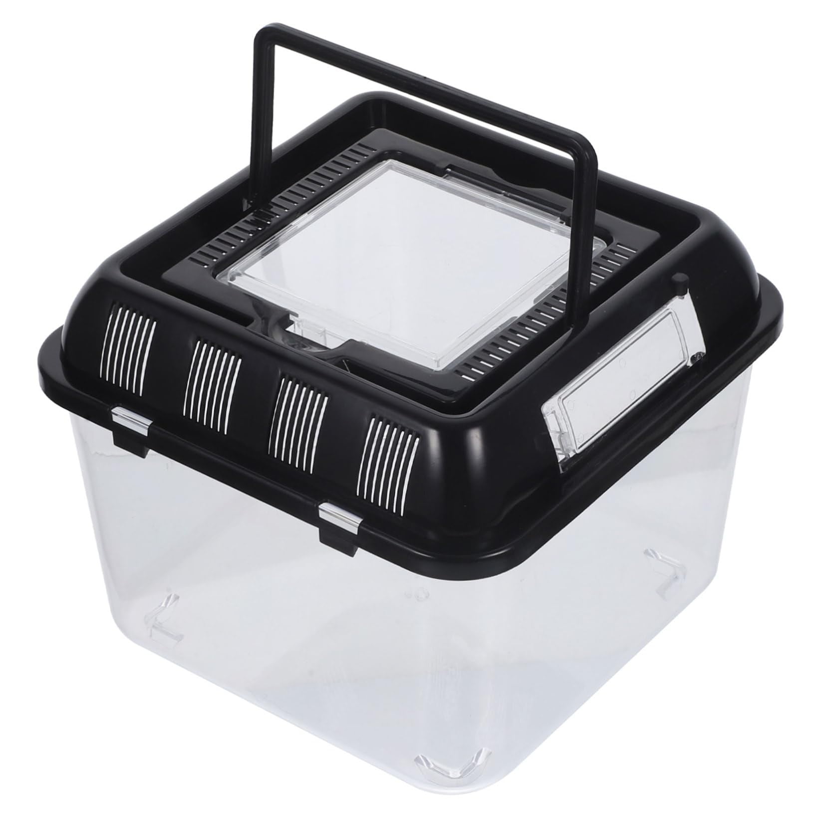 Sovob 1pc Pet Box Small Animal Carrier Containers with Lids Clear Case ...