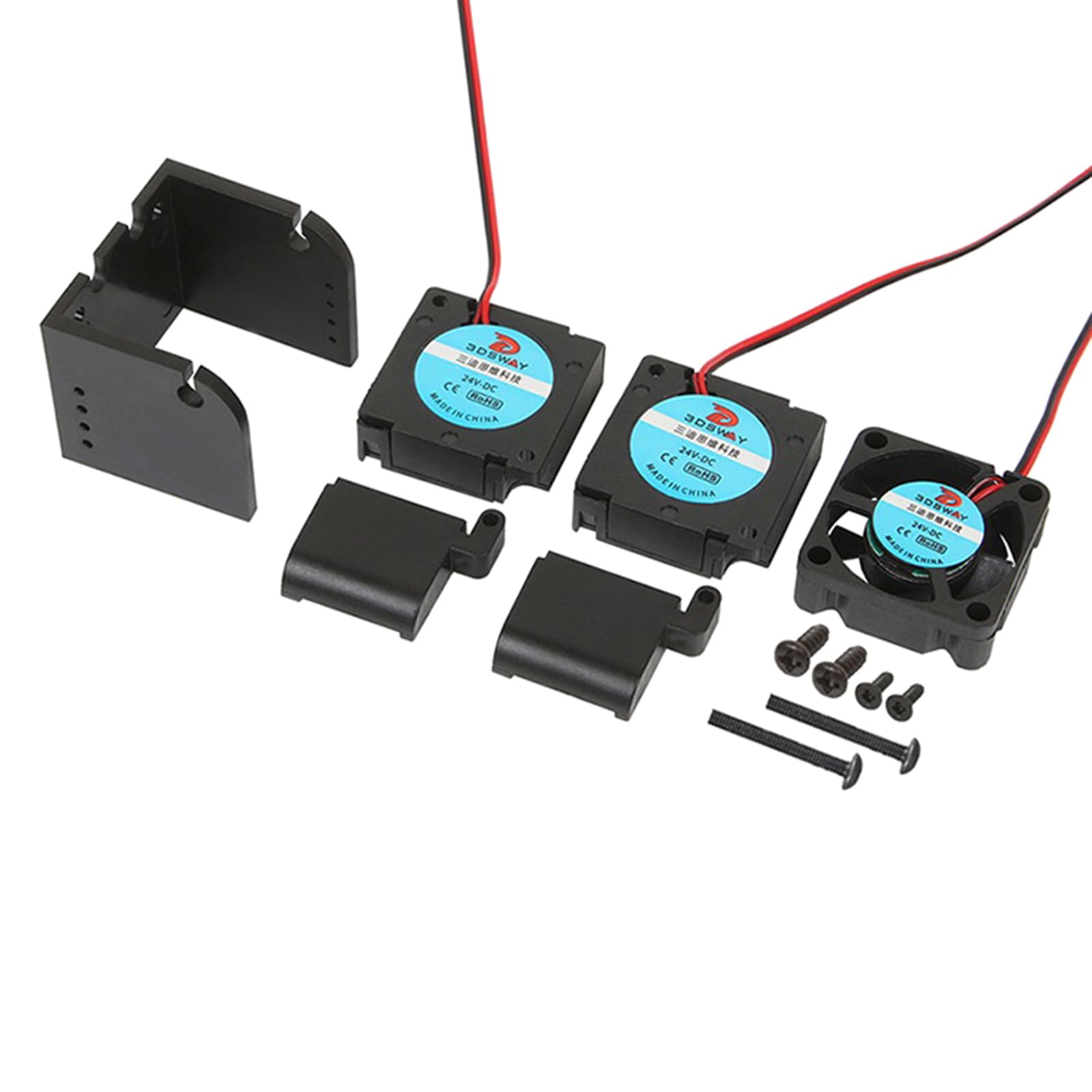 Sovob 3D Printer Parts 2 in 1 out DualHead Extruder Hotend Fan Bracket ...