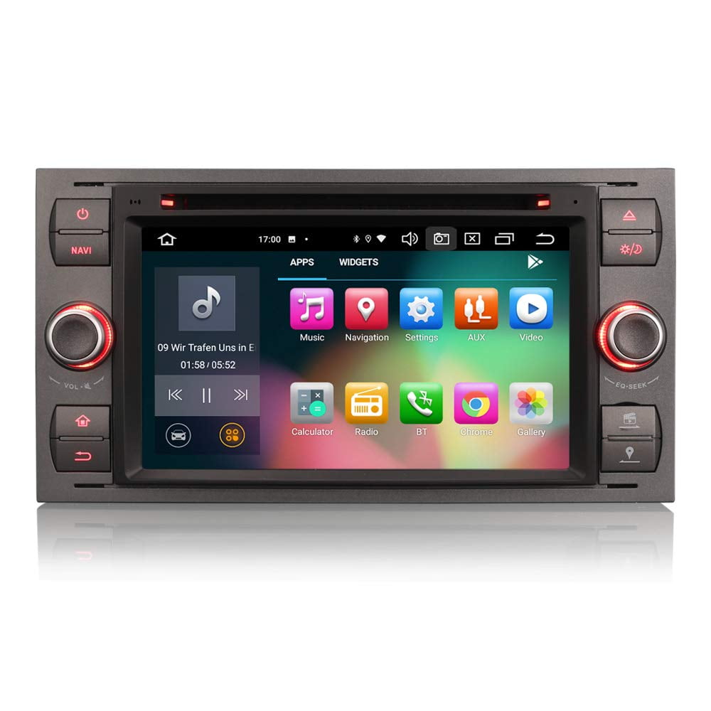 Sovob 7 Inch Android 11.0 Car Stereo for Ford FOCUS C/S-MAX KUGA FIESTA ...