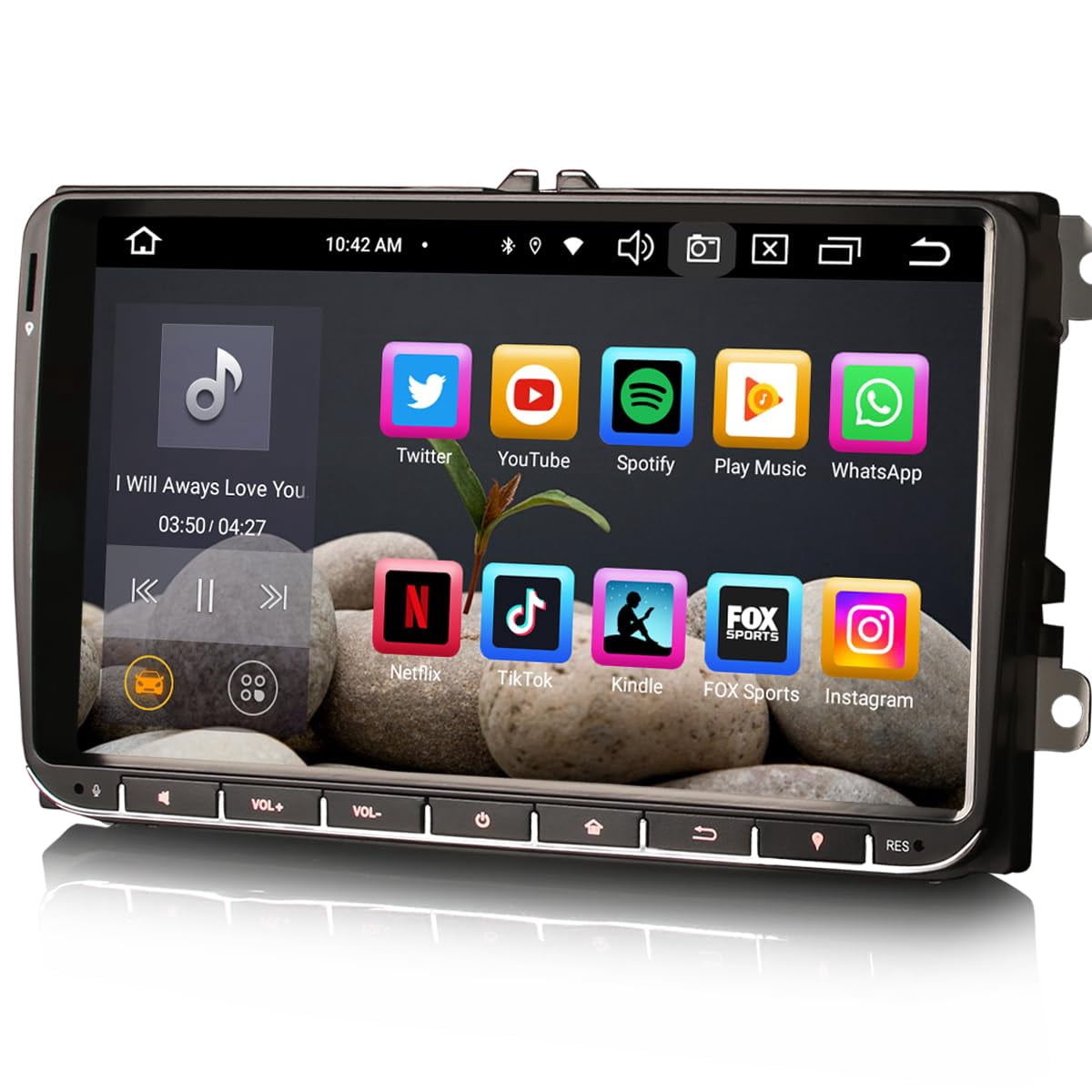 Sovob 8-Core 4+64GB Android 13 Car Stereo for VW Crafter Polo 6R Amarok ...