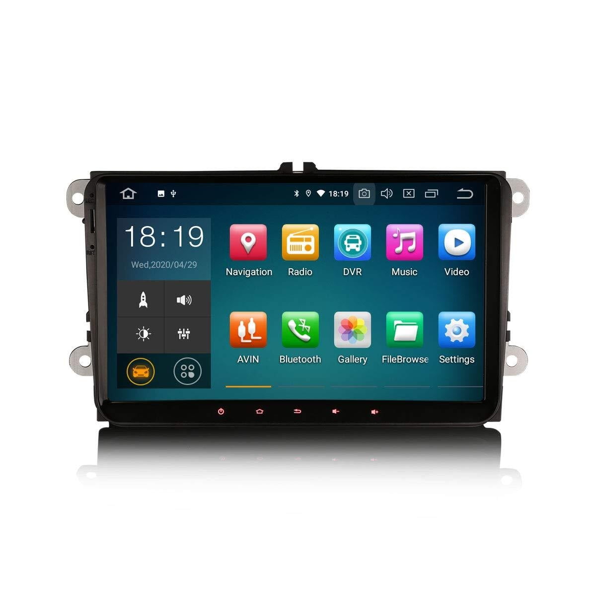 Sovob 9 Inch Android 10.0 Car Stereo for VW Passat Golf Jetta Caddy ...