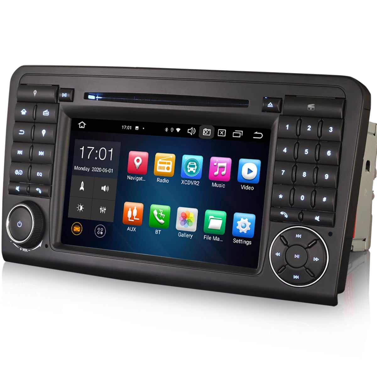 Sovob Android 11 Car Stereo for Mercedes Benz ML/GL Class W164 X164 ...