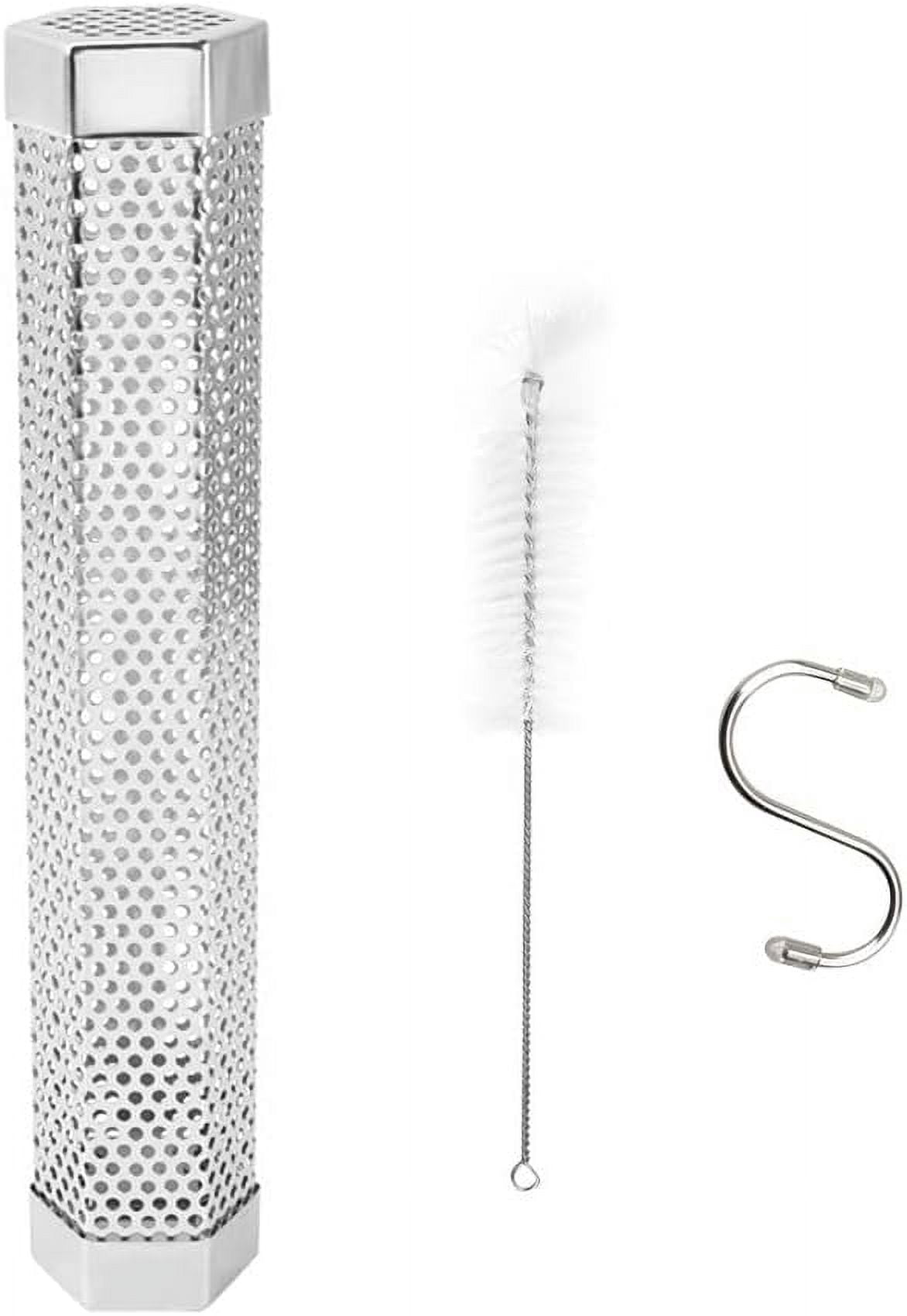 Sovob Barbecue Tube Barbecue Basket, 12Inch/ 6Inch Stainless Steel ...