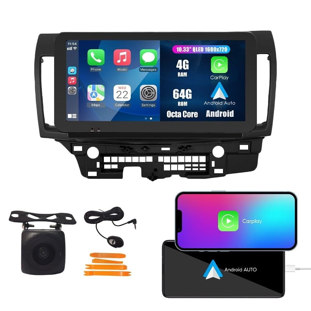 Sovob Car Android Navigation Stereo GPS Radio Reverse Camera Display 10 ...