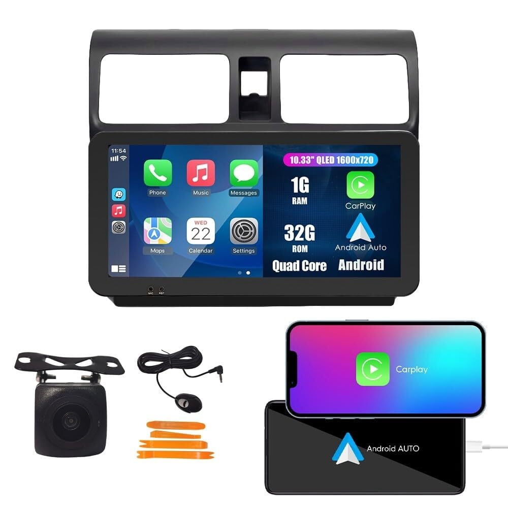 Sovob Car CarPlay Android Auto Navigation Stereo GPS Radio Reverse ...