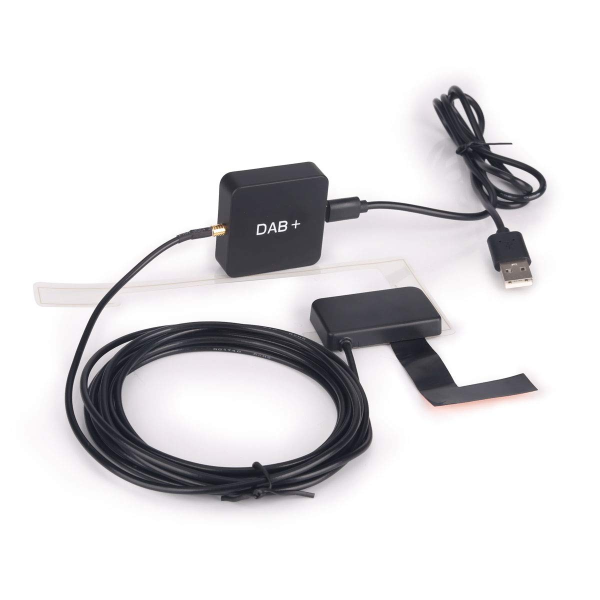 Sovob DAB+ Digital Radio Box with Amplified Antenna Amplified Kit for ...