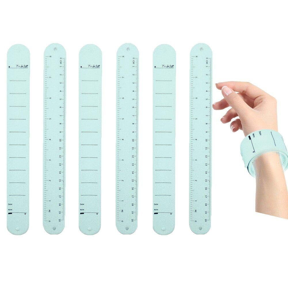 Sovob Silicone Memo Wrist Band 8pcs Waterproof Reusable Slap Bracelet ...