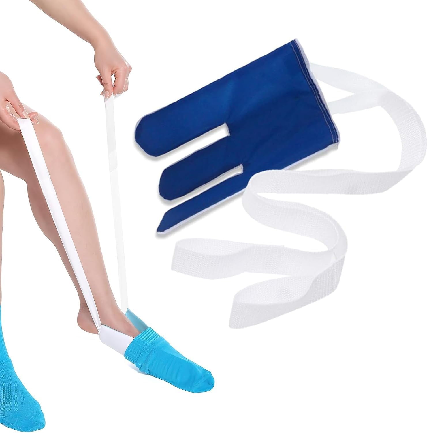 Sovob Sock Aid Tool for Putting Socks Easy On and Off for Elderly ...