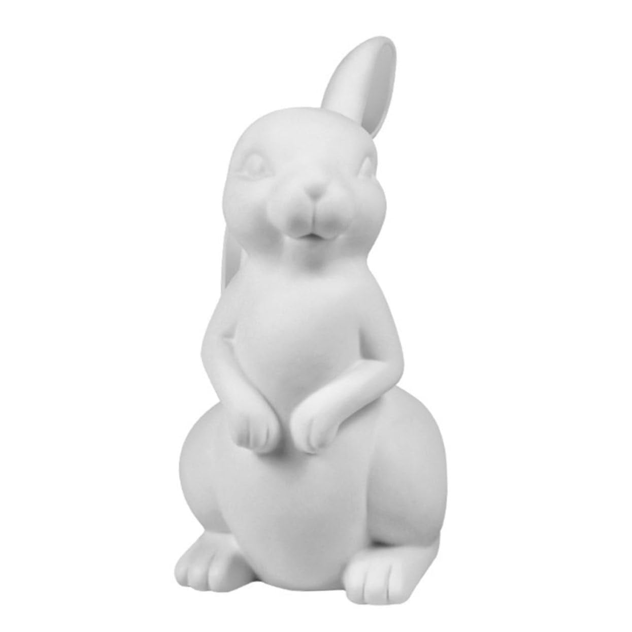 Sovob White Table Lamp Ceramic Rabbit Lamp Standing Bunny Rabbit Craft ...