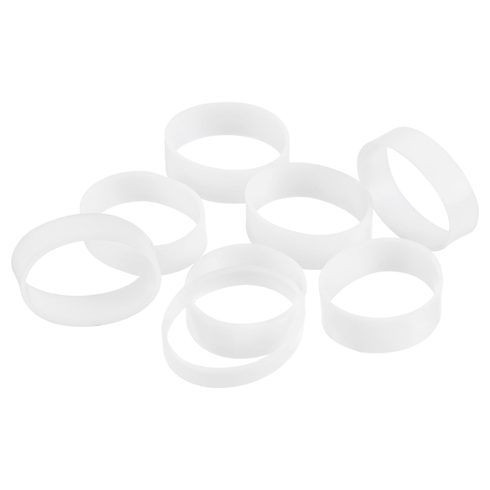 Sovob map 300Pcs Silicone Rubber Bands, 10x5mm Rubber Bands Rings Cable ...