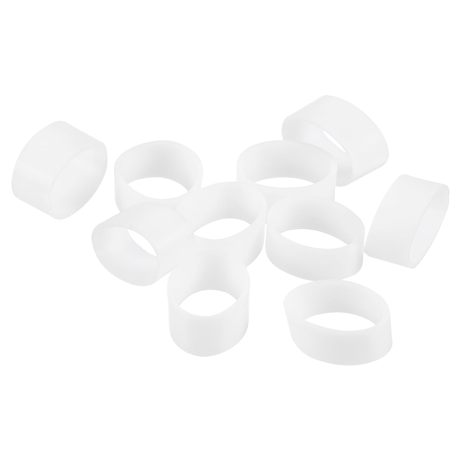 Sovob map 300Pcs Silicone Rubber Bands, 10x5mm Rubber Bands Rings Cable ...