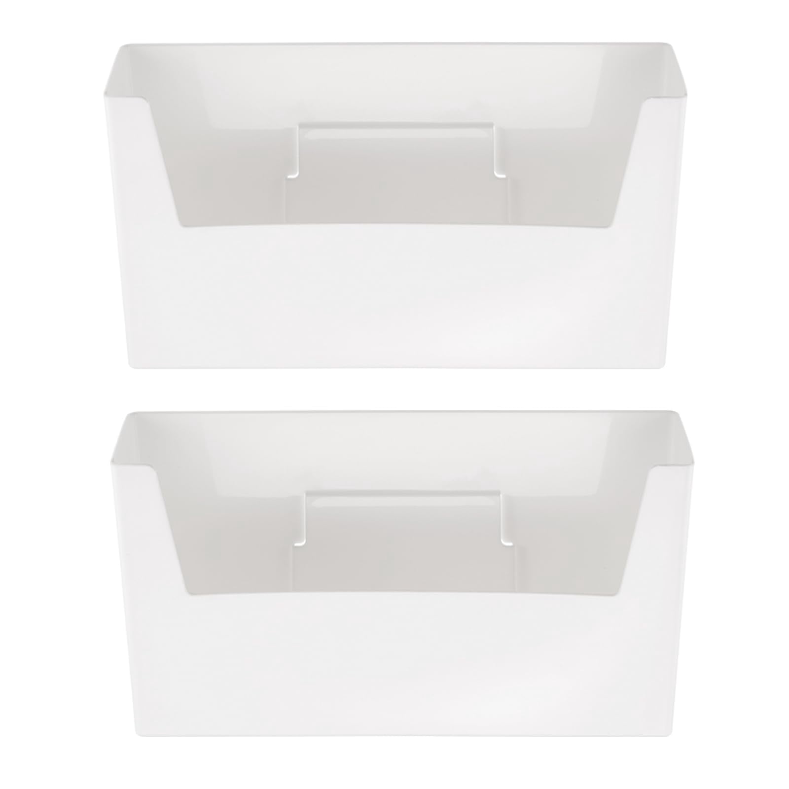 Sovob map No Drilling File Holder, 2 Pcs Wall Mount File Organizer ...