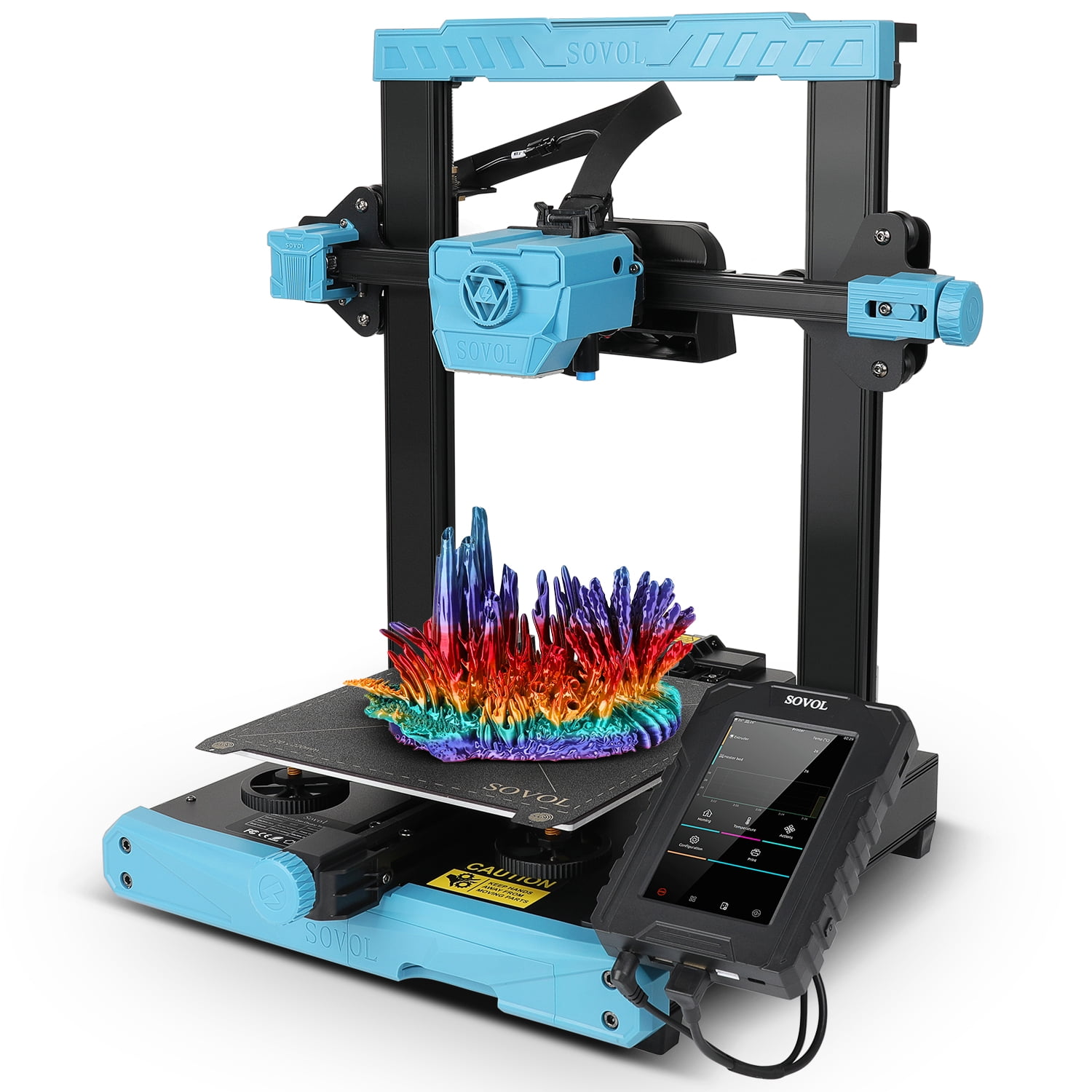 Sovol 3D SV07 3D Printer with Max Print Speed 500mm/s, 8.66x8.66x9.84in ...