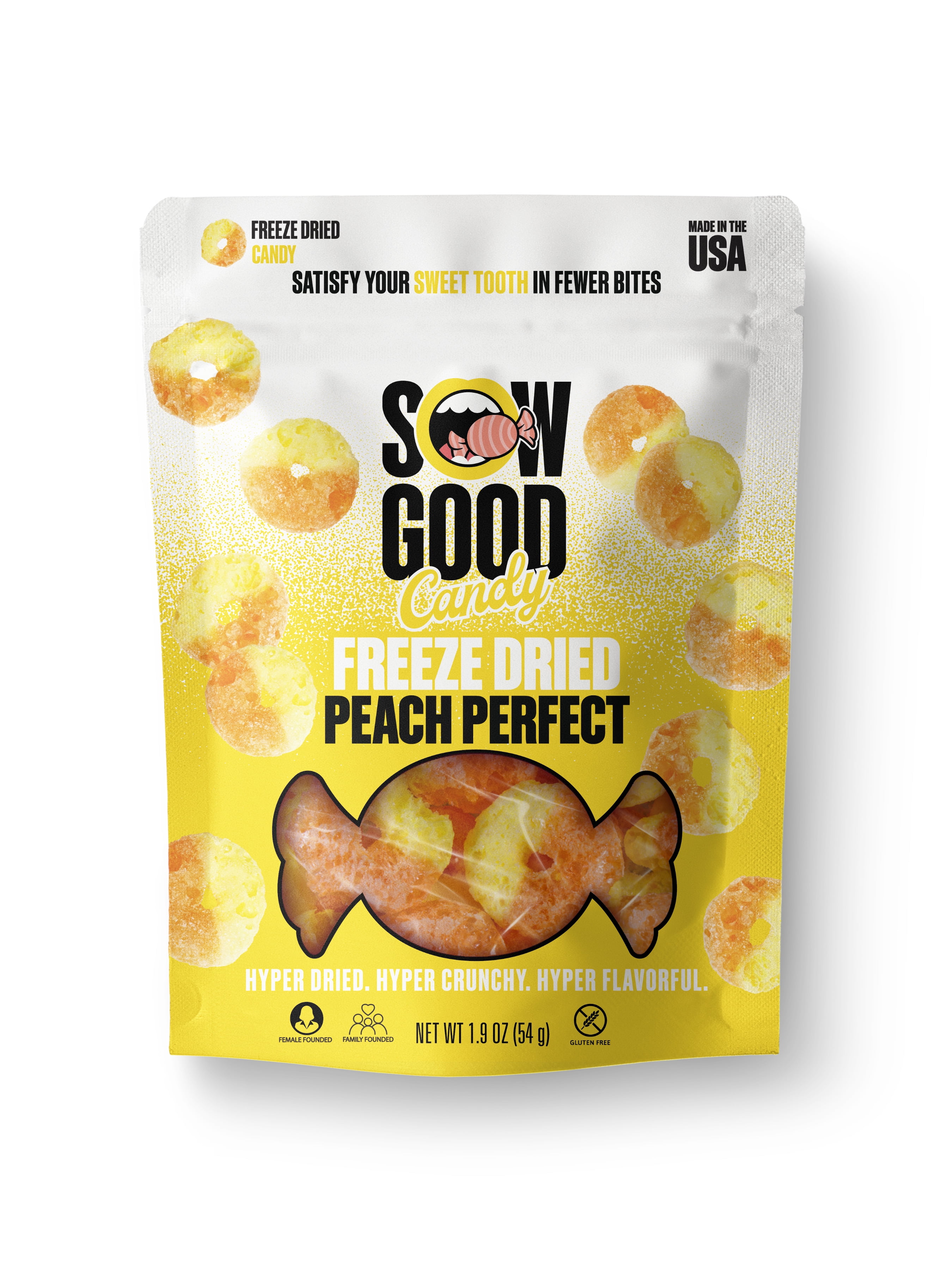 Sow Good Freeze Dried Peach Perfect (1.9 oz) - Walmart.com