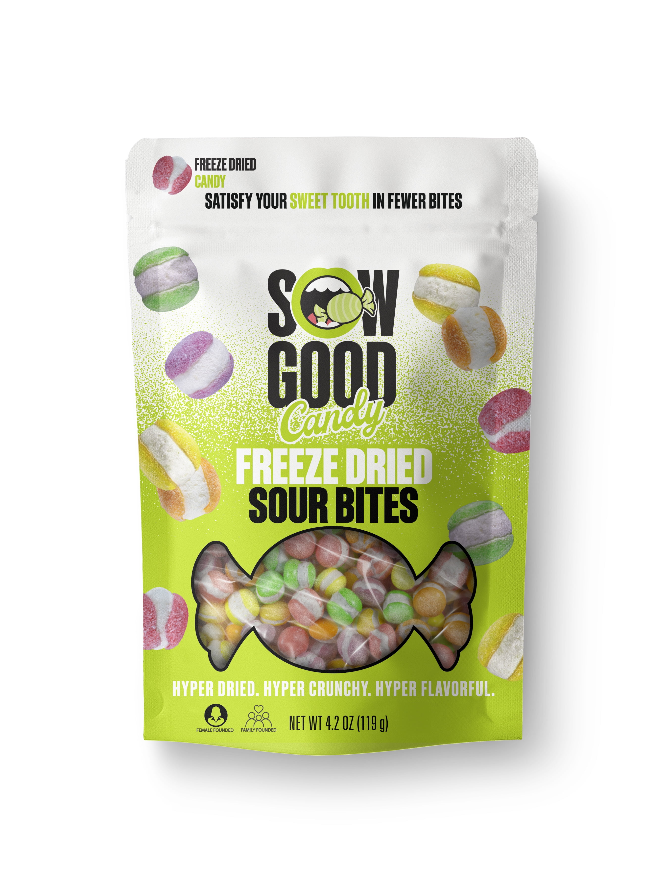 Sow Good Freeze Dried Sour Candy Bites 4.2 oz - Walmart.com