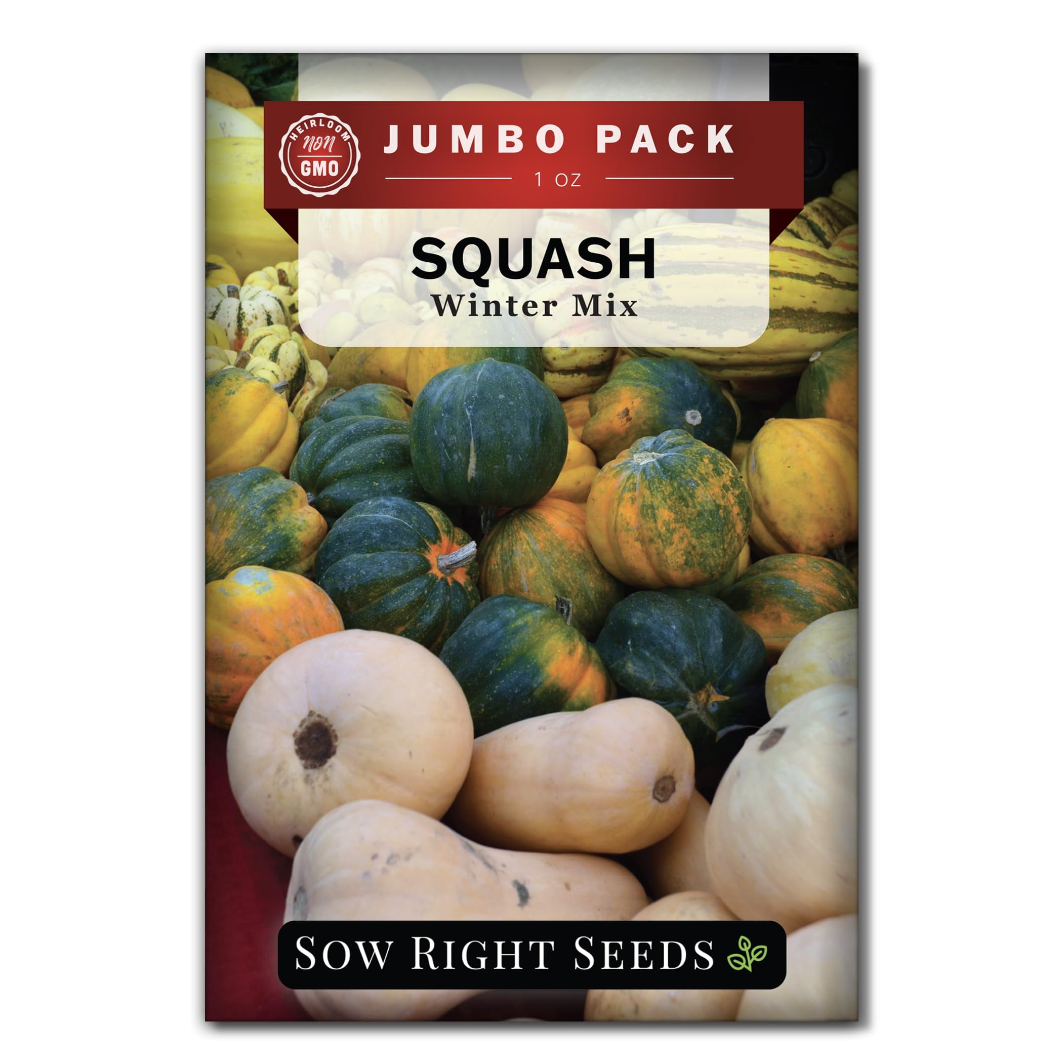 Sow Right Seeds - Bulk Mixed Winter MHD1Squash Seeds Planting - 1 Ounce ...