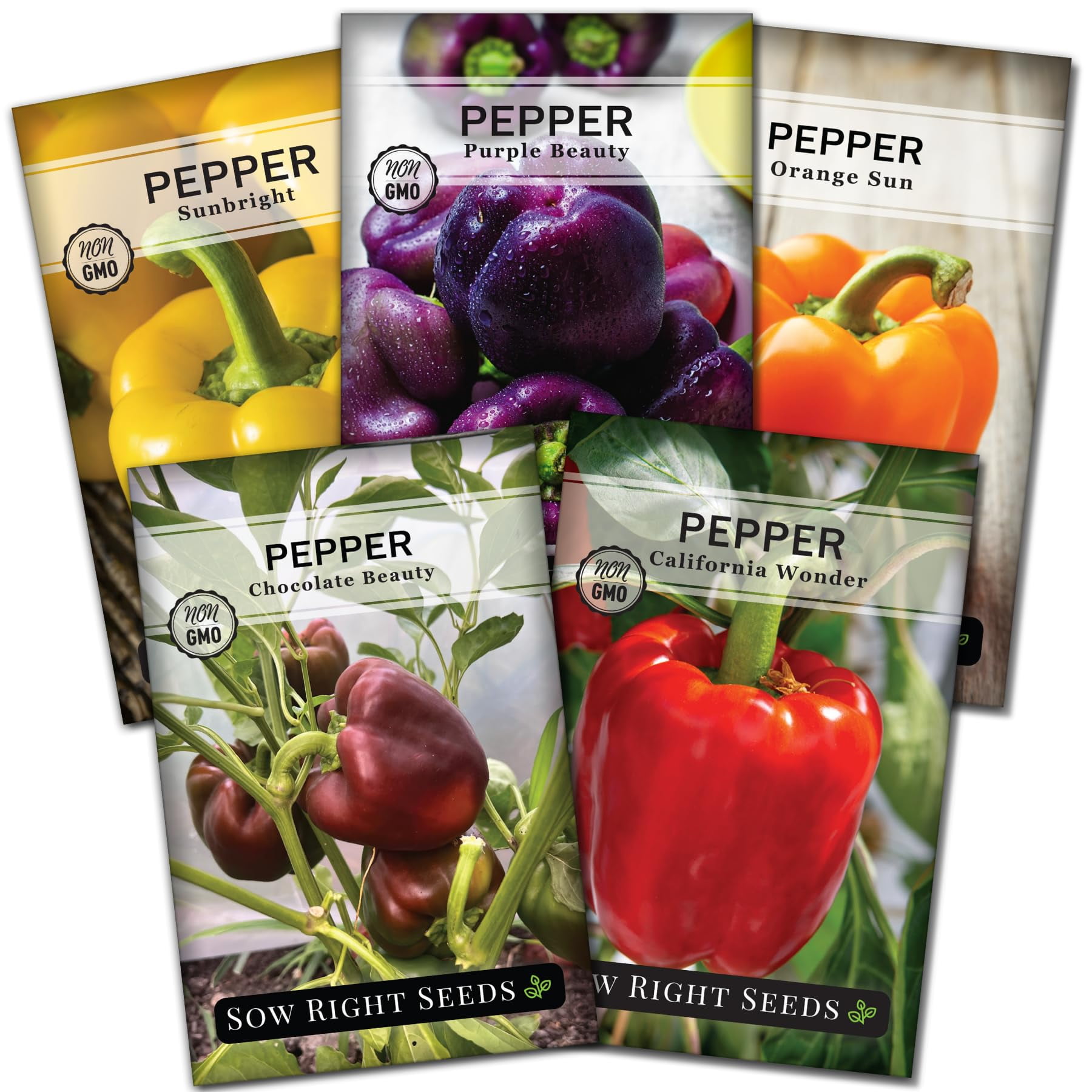 Sow Right Seeds - Sweet Bell Pepper MHD1Seed Collection a Home Garden ...