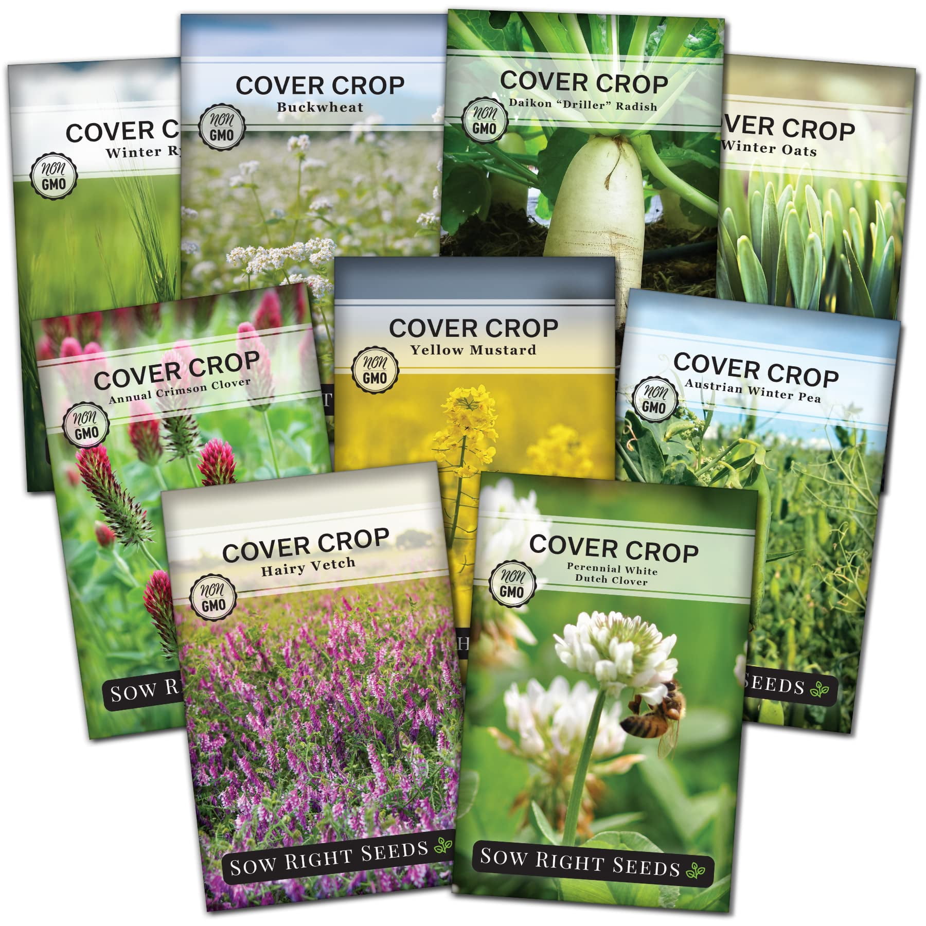 Sow Right SeedsITSC - Cover Crop Collection for Planting - of Popular ...
