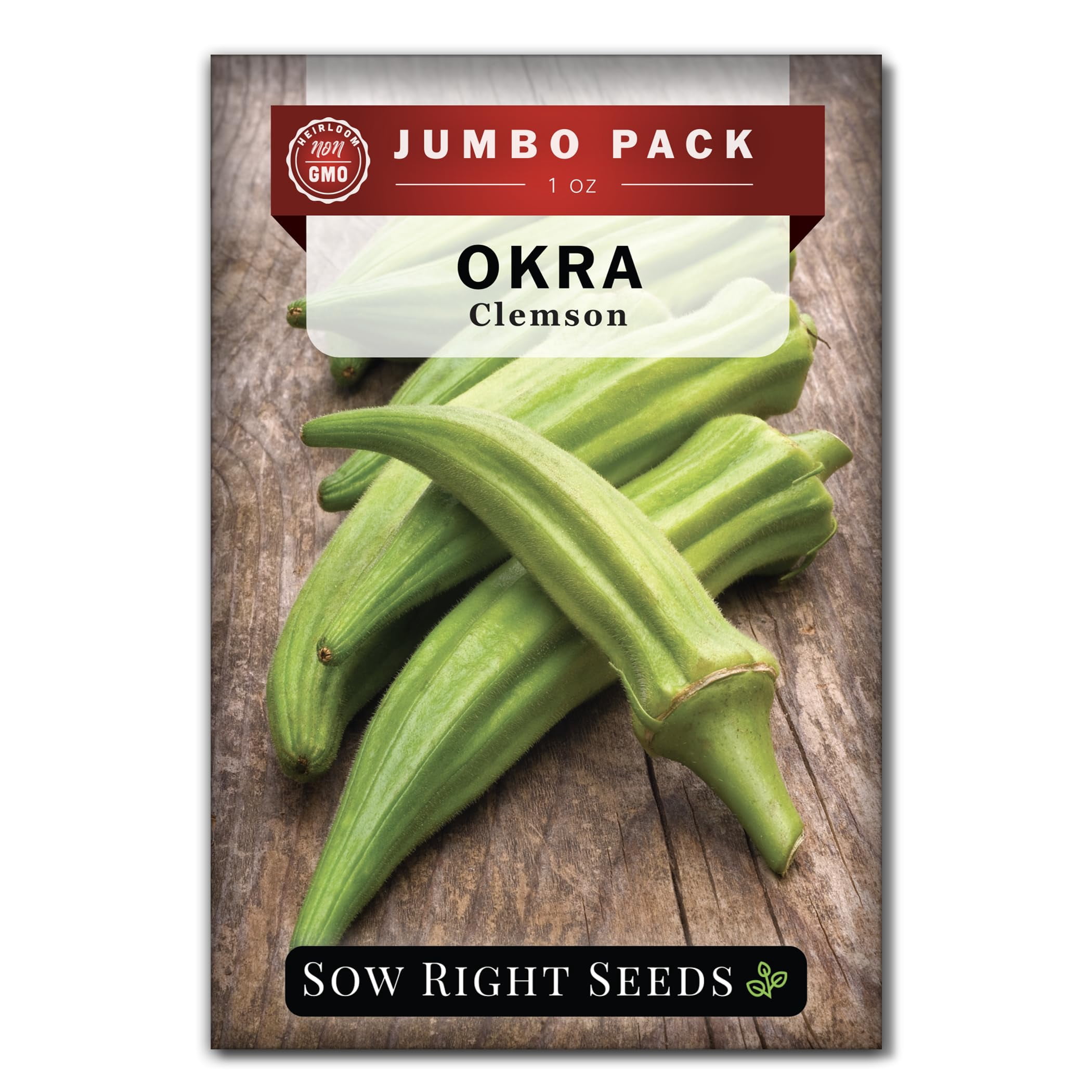 Sow Right TWE5 - Bulk Clemson Spineless Okra for Planting - 1 Ounce ...
