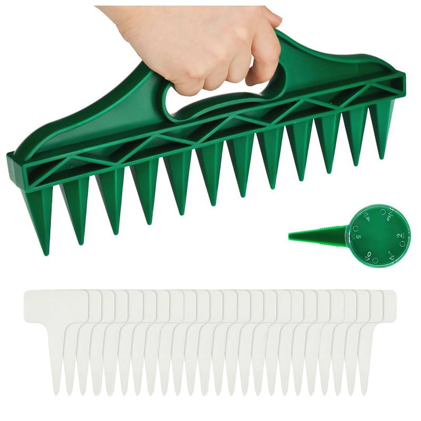 Sowing Seeds Dispenser Set,12 Holes Seed-in Soil Planter and Soil ...