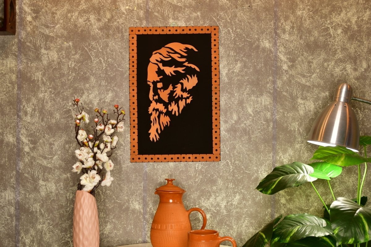 Sowpeace Brown Terracotta All hail the great poet! 15 inch Sculpture ...