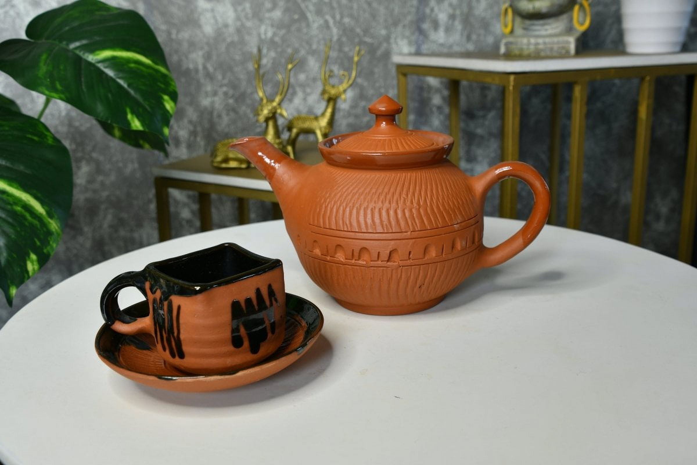 Sowpeace Terracotta Tea Cup Square - Walmart.com