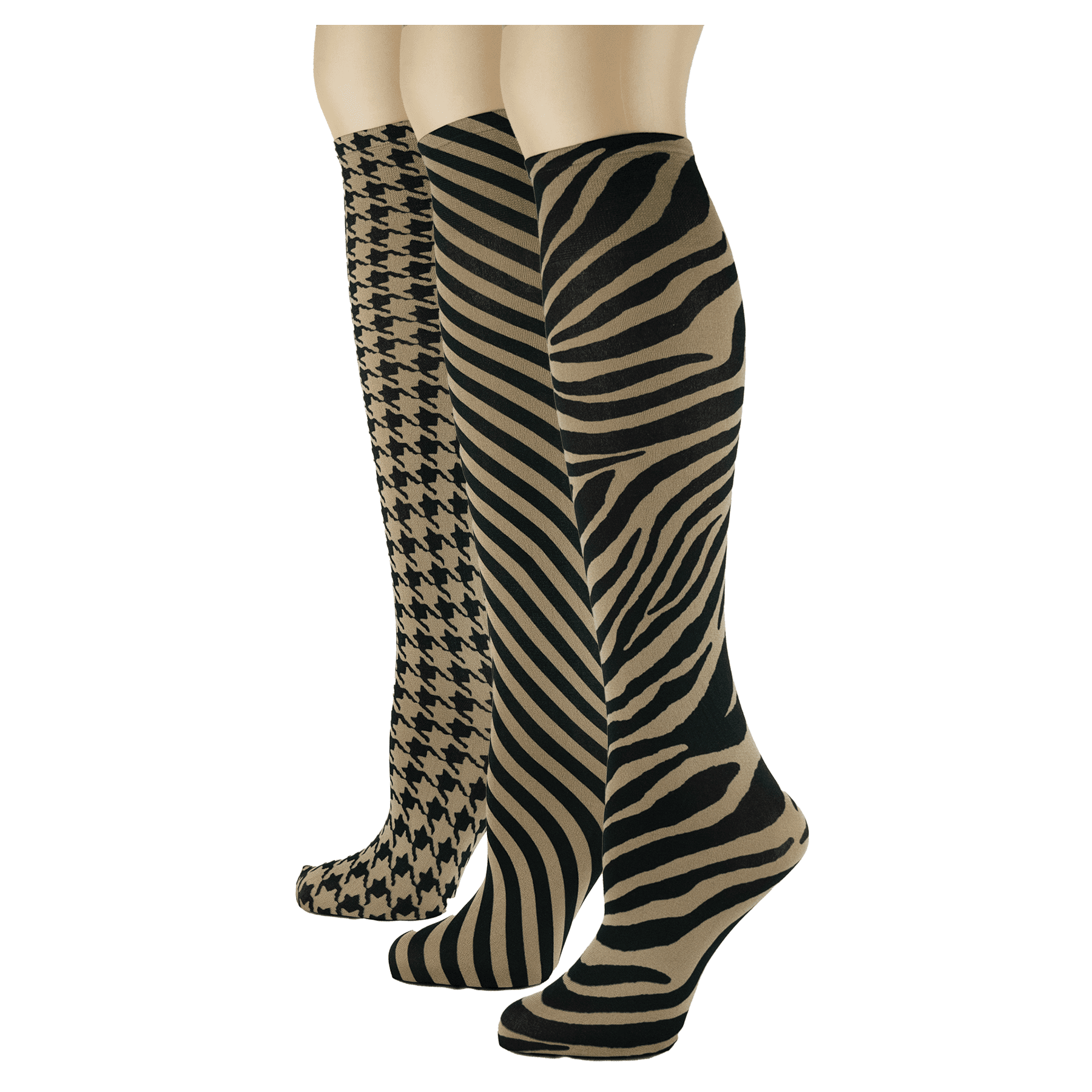 Sox Trot Knee High Socks Trouser Socks Charisma 3 Pack - Walmart.com