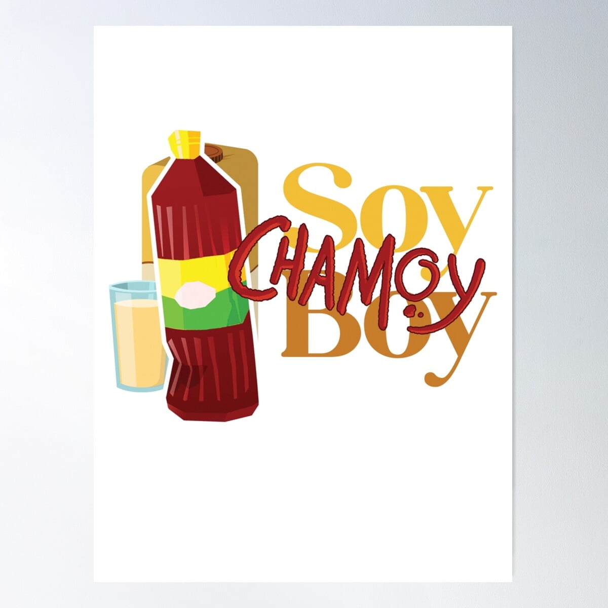 Soy Chamoy Boy Poster Wall Art, Modern Wall Decor For Living Room ...