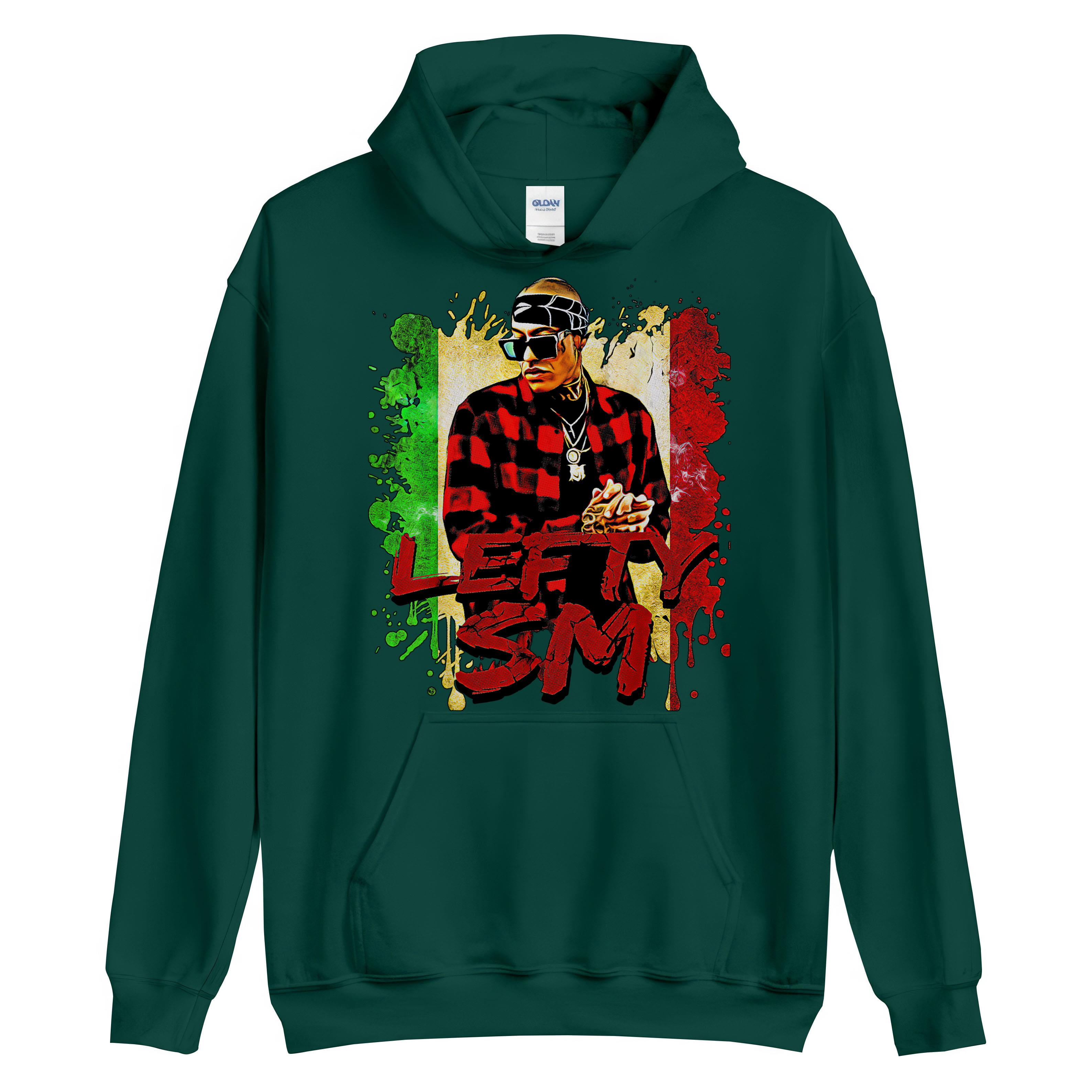 Soy Mexicano Esa Es Mi Bandera Mexican Rapper Lefty SM T-Shirt ...