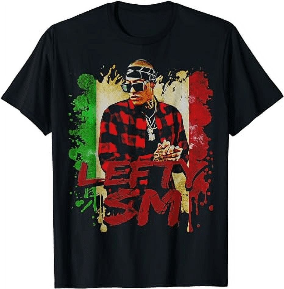 Soy Mexicano Esa Es Mi Bandera Mexican Rapper Lefty SM T-Shirt ...