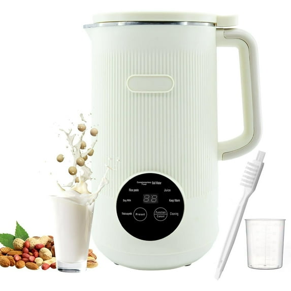 Soy Nut Milk Maker,8-in-1 Automatic Nut Milk Maker，40oz Homemade Almond ...