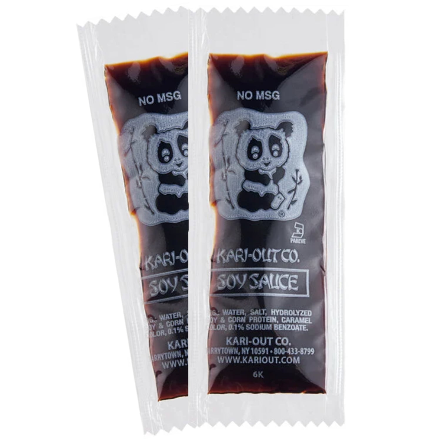 Soy Sauce 8 Gram Portion Packet, Kari-Out Co l Pack of 200 - Walmart.com