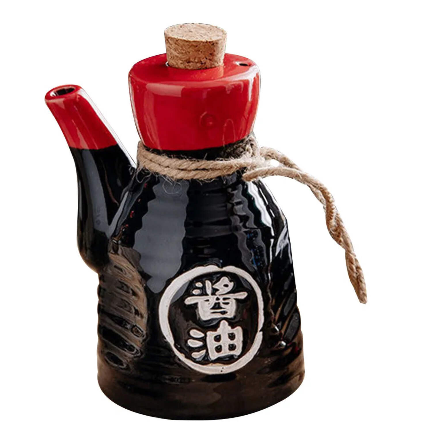 Soy Sauce Bottle Vinegar Cruet Ceramic Japanese Vinegar Cruet Porcelain ...