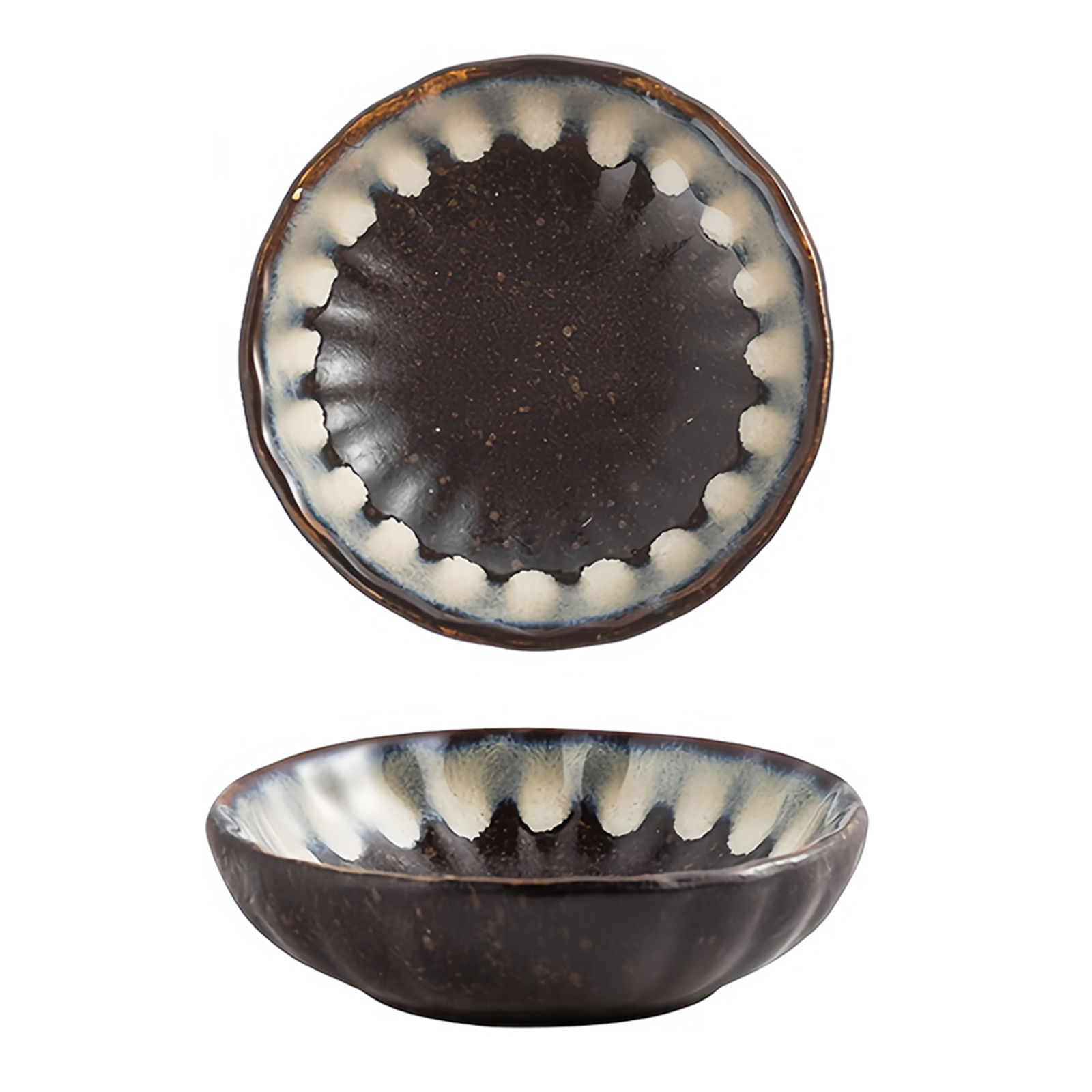 Soy Sauce Dish, Dipping Sauce Bowls, Small Dipping Bowls, Ceramic Pinch ...