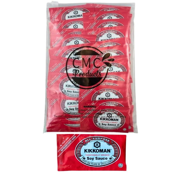 Soy Sauce Packets – 50 Count (8mL Each) in Resealable Slide Seal Bag ...