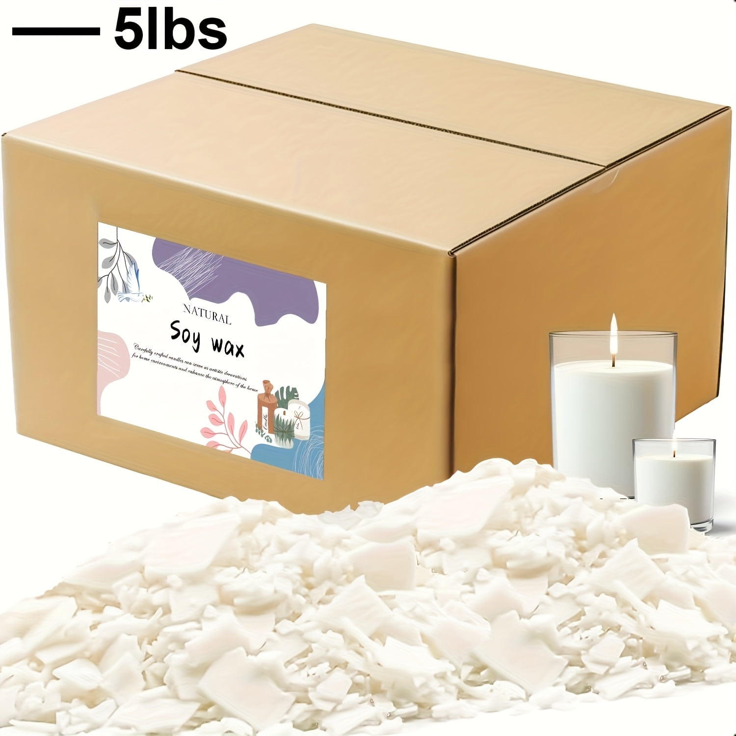 Soy Wax- For DIY Candle Making, Premium Candle Making Supplies - DIY ...