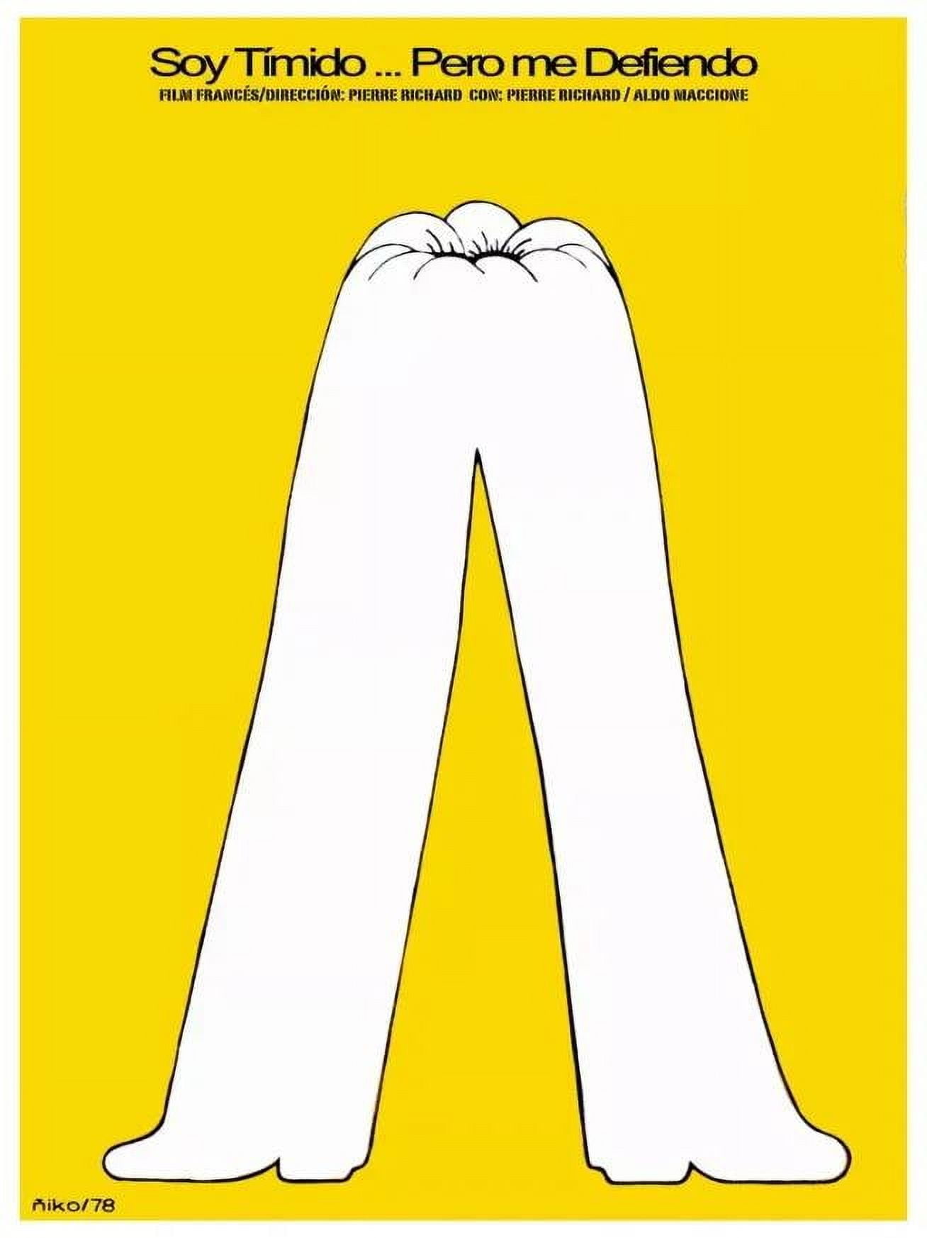 Soy timido pero me defiendo Red Decor Poster.Graphic Art Interior ...