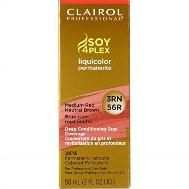 Soy4plex Liquicolor Permanent Hair Color - 3RN/56R Medium Red Neutral ...