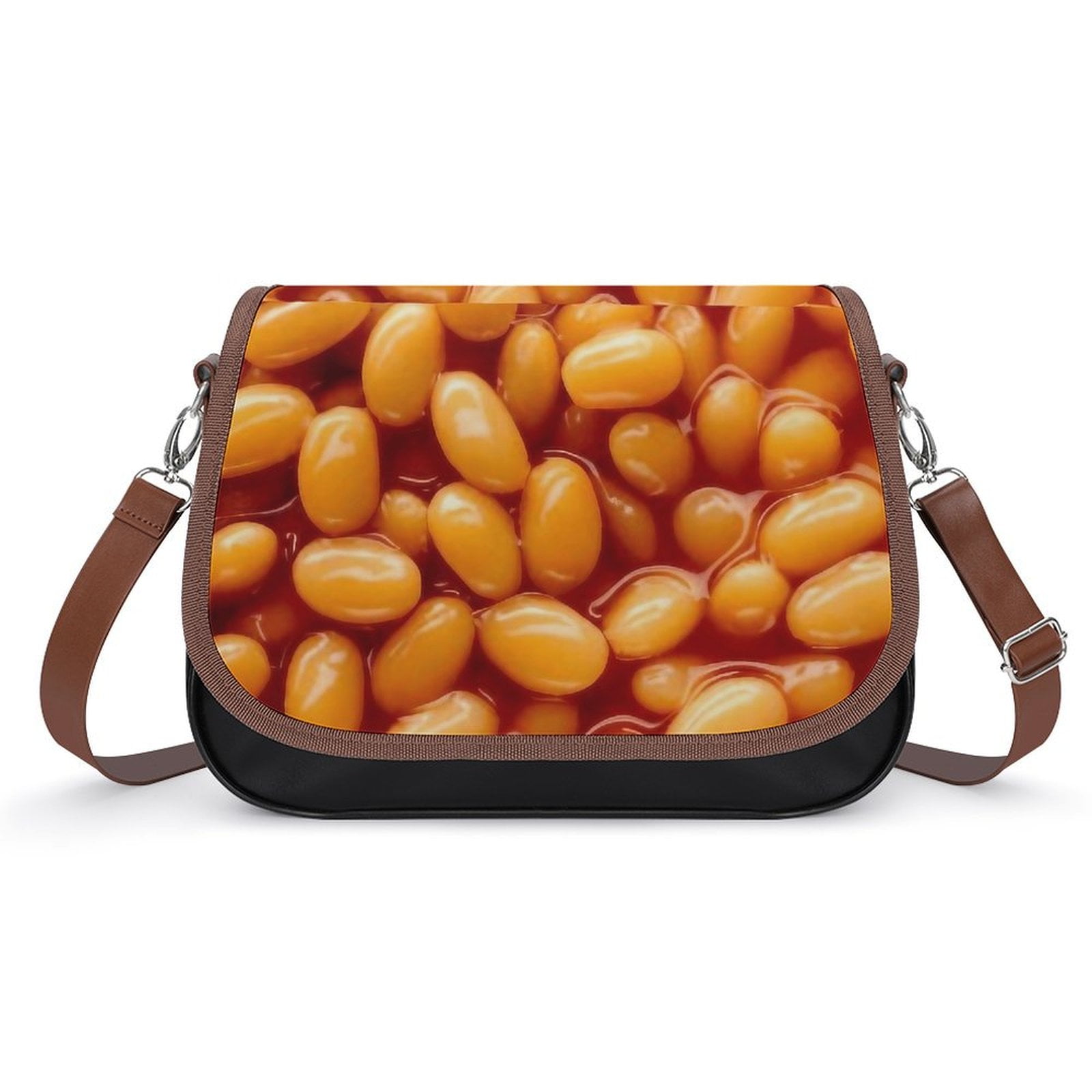 Soybean Baked Beans Pu Leather Shoulder Bag Essential For Daily Travel ...
