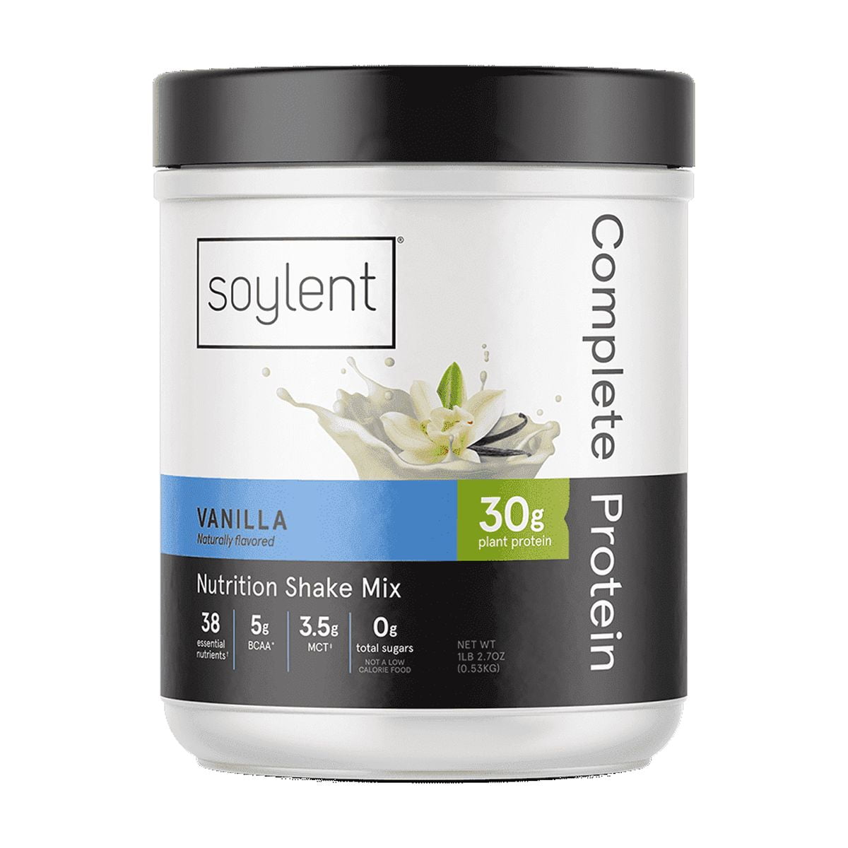 Soylent Complete Protein Powder, Vanilla, Dairy-Free, Vegan, 1.25 lbs ...